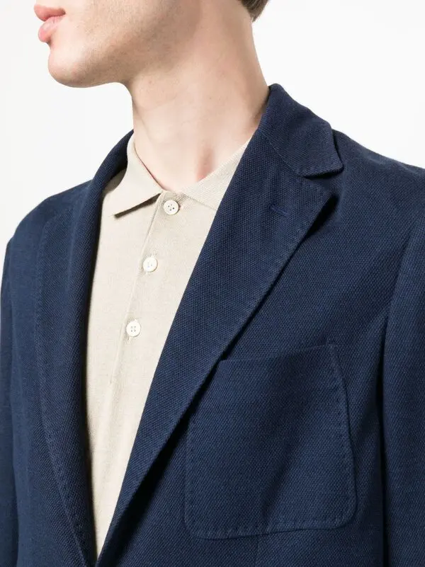 Canali Single-breasted Jersey Blazer