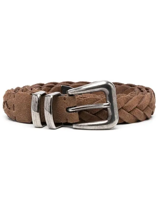 Brunello Cucinelli Braided Leather Belt