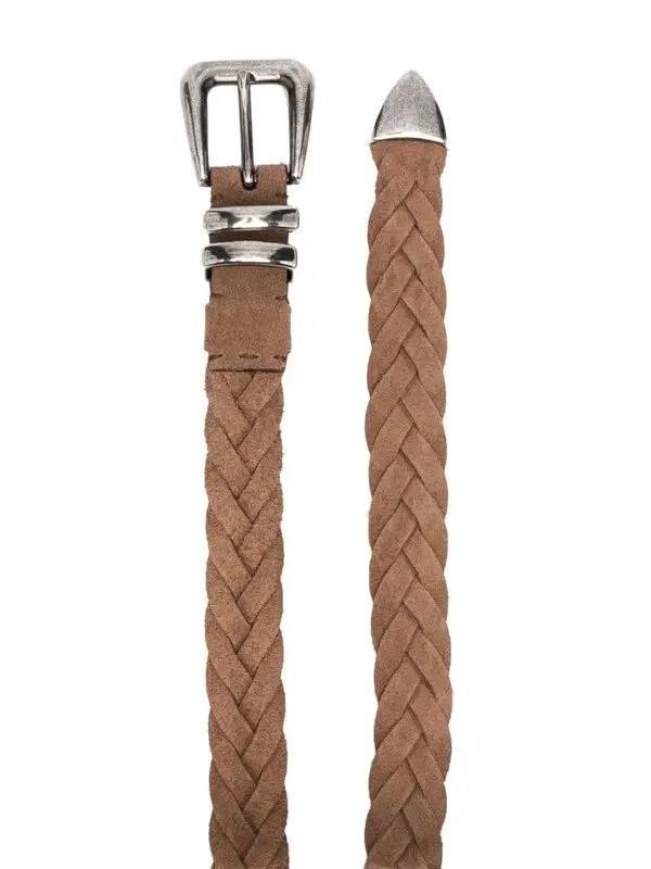 Brunello Cucinelli Braided Leather Belt