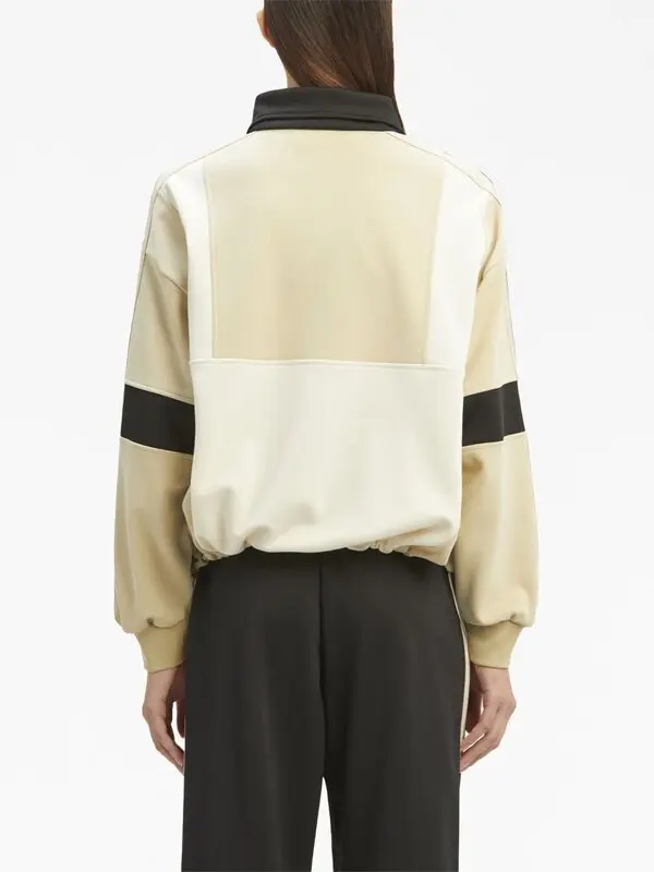 Palm Angels Panelled Half-zip Jacket
