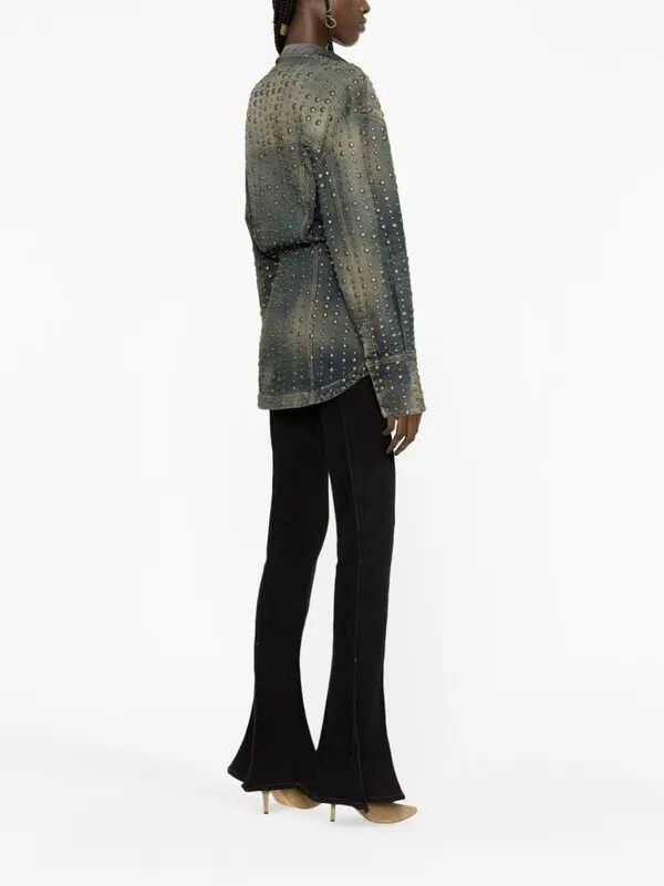 Blumarine Stud-design Denim Jacket