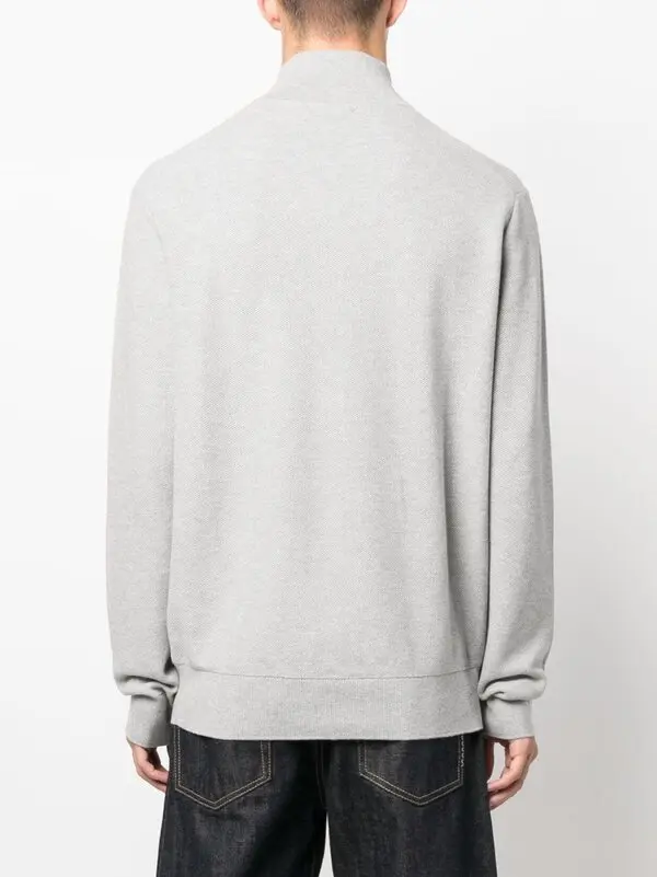 Polo Ralph Lauren Half-zip Piqué Jumper - Grey