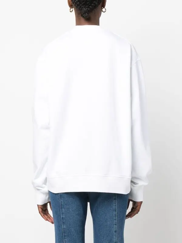 Dsquared2 Logo-print Cotton Sweatshirt - White