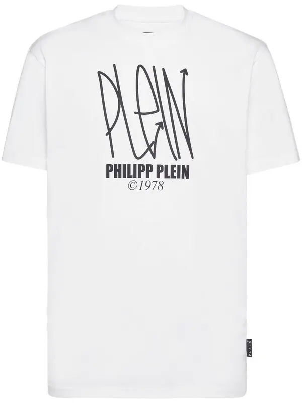 Philipp Plein Logo-print Cotton T-shirt - White