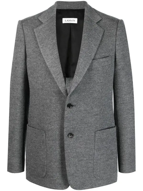 LANVIN Single-breasted Virgin-wool Suit Jacket
