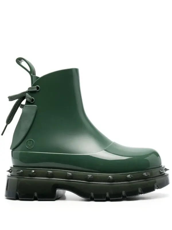 Melissa X Undercover Studded Boots - Green