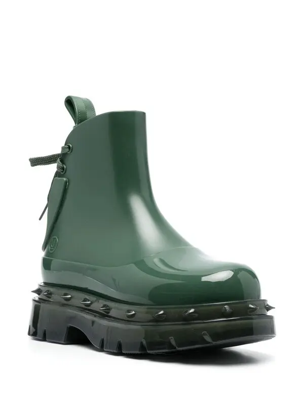 Melissa X Undercover Studded Boots - Green
