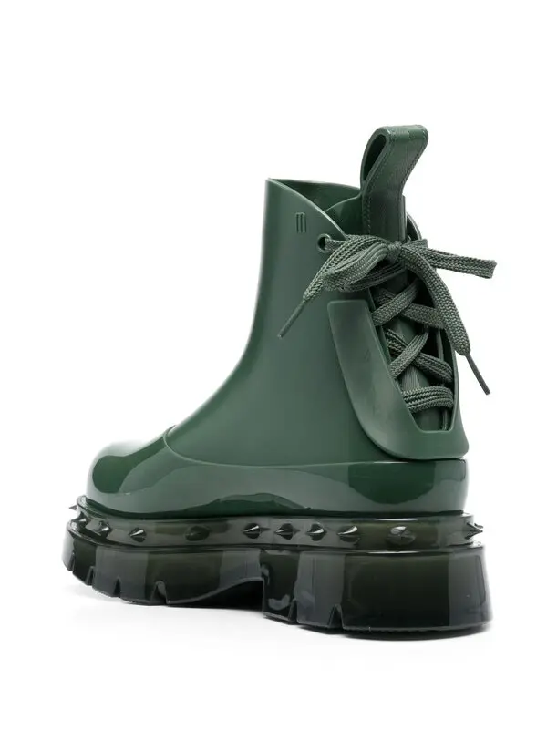 Melissa X Undercover Studded Boots - Green