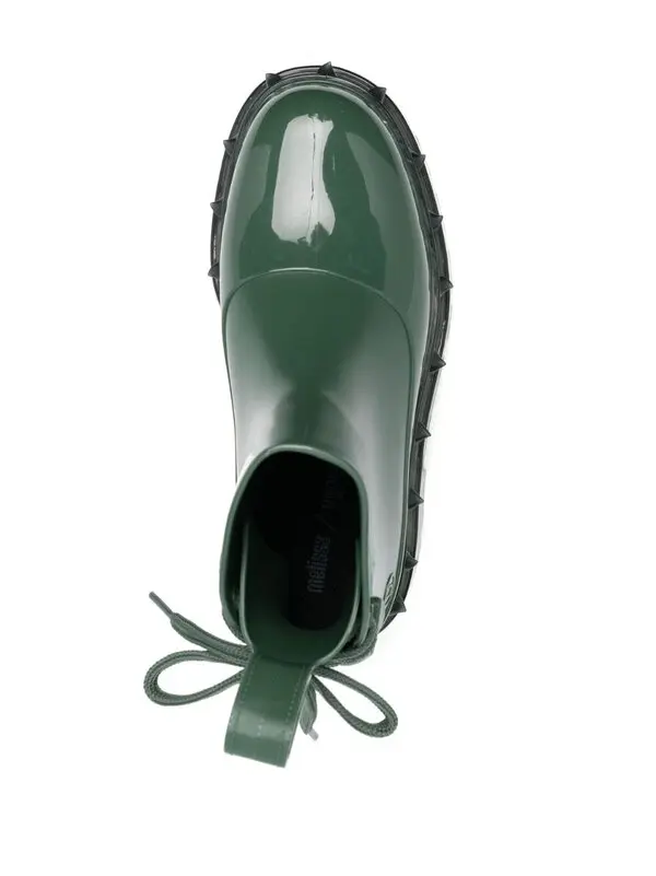 Melissa X Undercover Studded Boots - Green