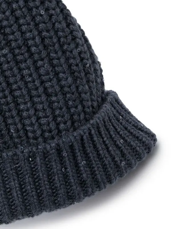 Brunello Cucinelli Knitted Cashmere-silk Beanie