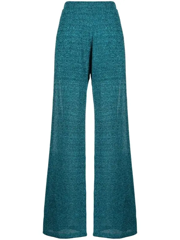 Amen Lurex Wide-leg Trousers