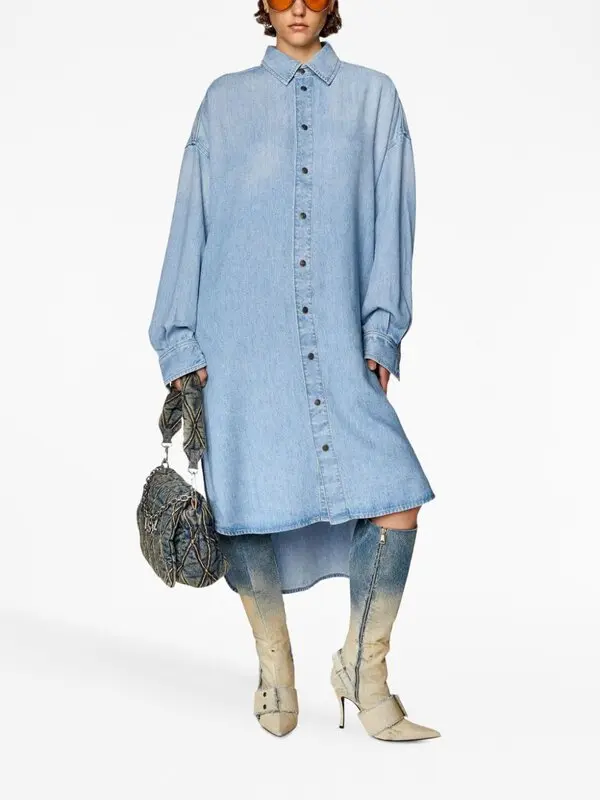 DIESEL® De-davis-l Denim Shirt Dress