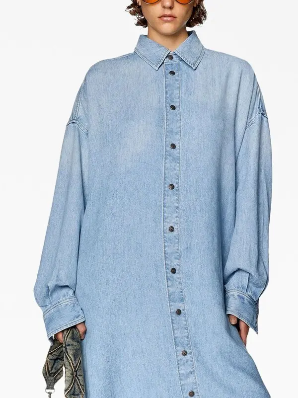DIESEL® De-davis-l Denim Shirt Dress