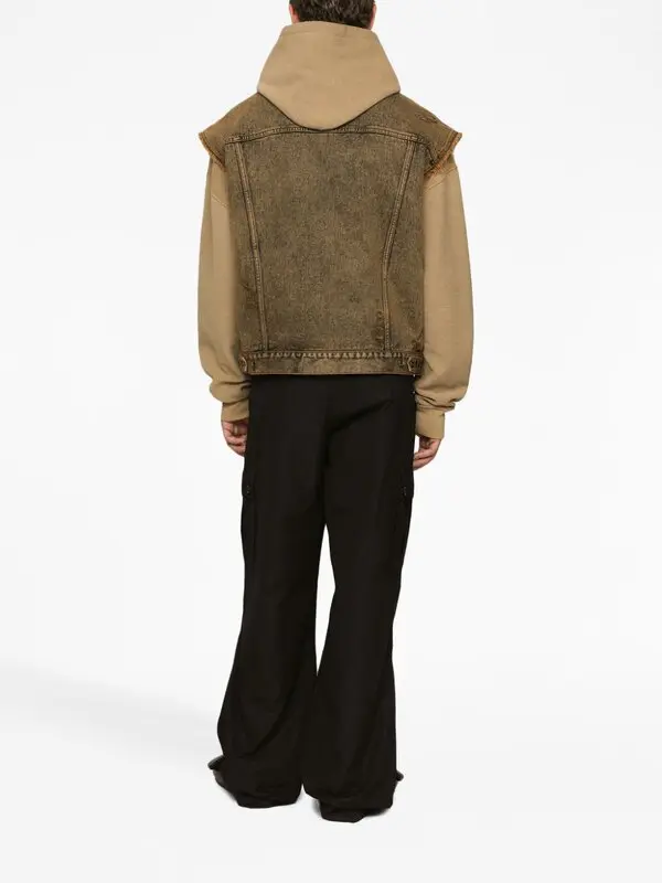 Dolce & Gabbana Overdyed Denim Gilet