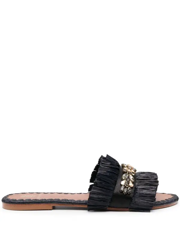 DE SIENA Semira Bead-embellished Slides