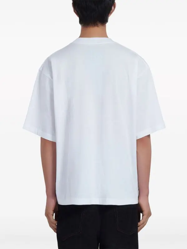 Marni Logo-print Cotton T-shirt - White