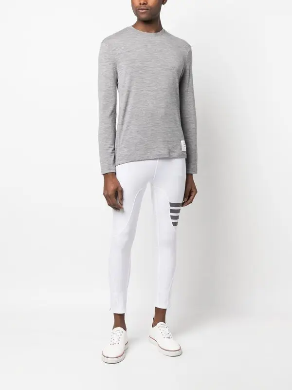 Thom Browne Round-neck Knit Jumper - Grey
