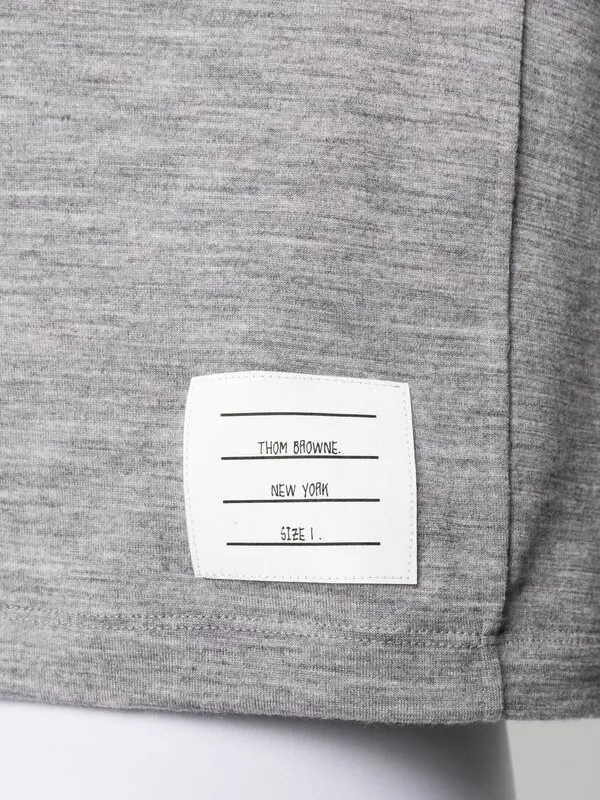 Thom Browne Round-neck Knit Jumper - Grey