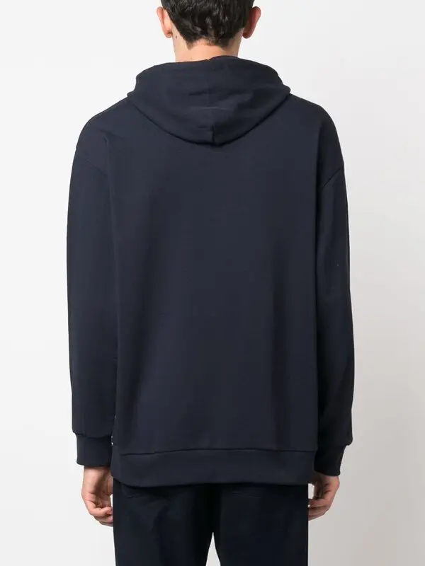 A.p.c. Milo Logo-print Organic-cotton Hoodie