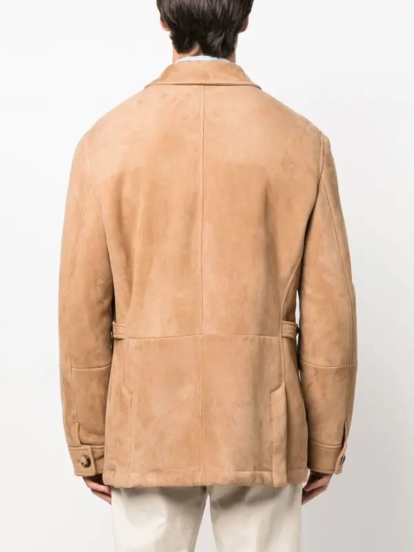 Brunello Cucinelli Button-down Suede Jacket