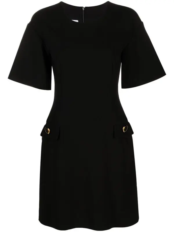 Moschino Fitted Short Sleeve Dress