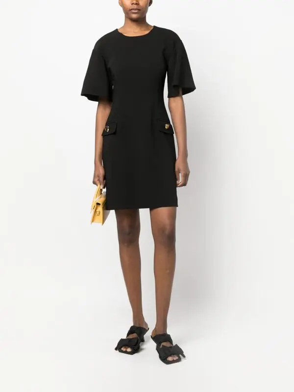 Moschino Fitted Short Sleeve Dress