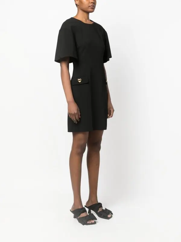 Moschino Fitted Short Sleeve Dress