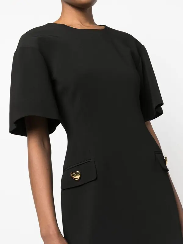 Moschino Fitted Short Sleeve Dress