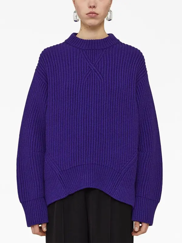 JIL SANDER Knitted Wool Jumper