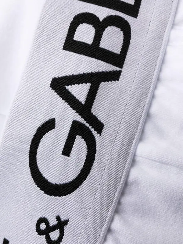 Dolce & Gabbana Logo-waistband Stretch Boxers - White