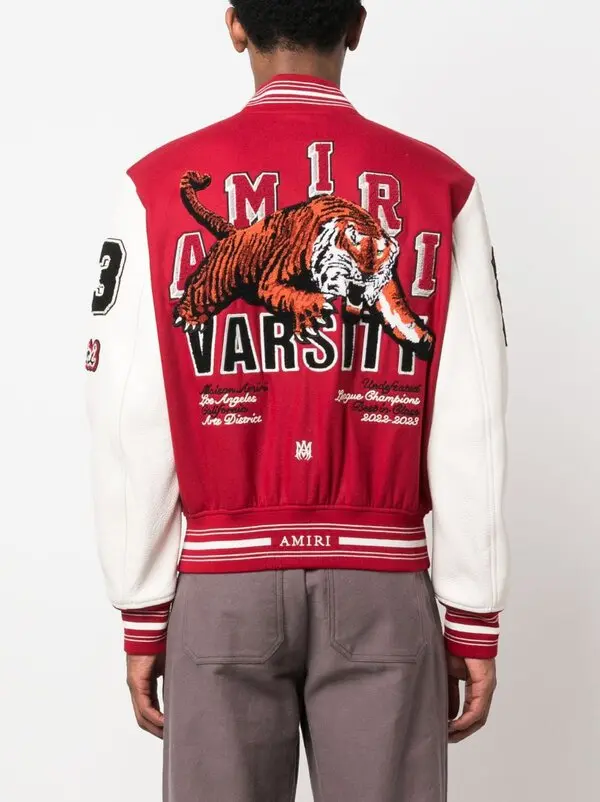 Amiri Logo-patch Varsity Jacket