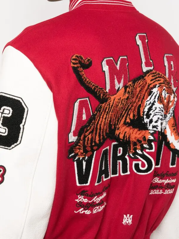 Amiri Logo-patch Varsity Jacket