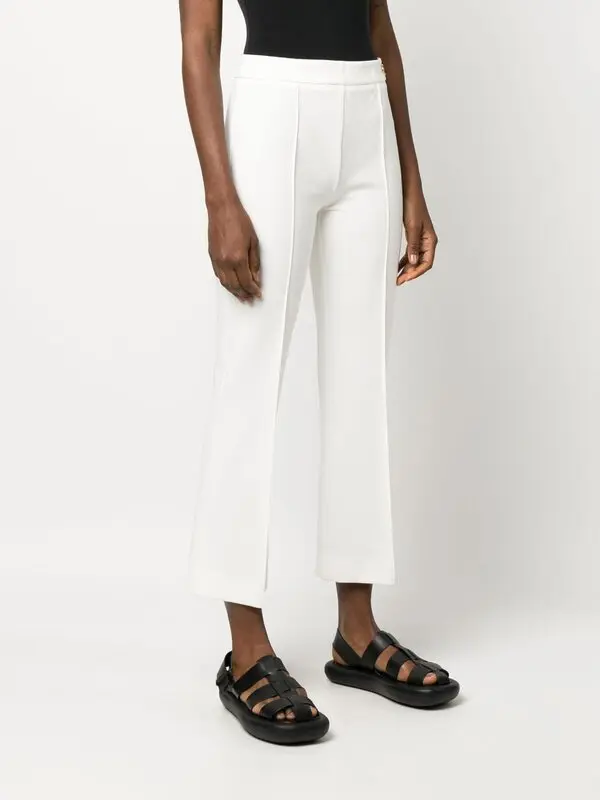 CALLAS MILANO Lola High-waisted Flared Trousers - White