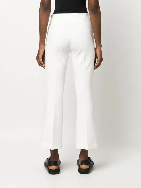 CALLAS MILANO Lola High-waisted Flared Trousers - White