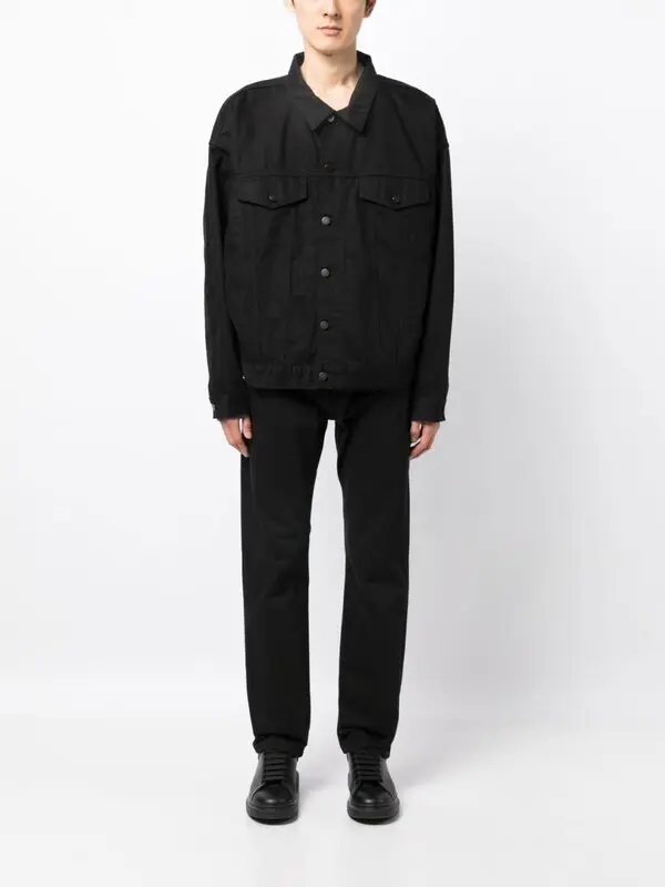 Fear Of God High-waisted Straight-leg Jeans - Black