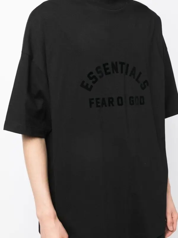Fear Of God Logo-print Drop-shoulder T-shirt