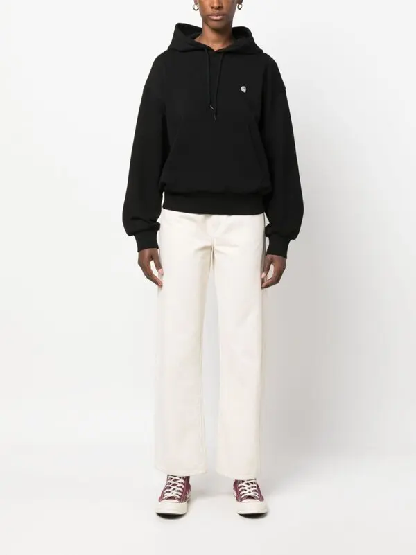 Carhartt Work In Progress Oversized Embroidered-logo Hoodie
