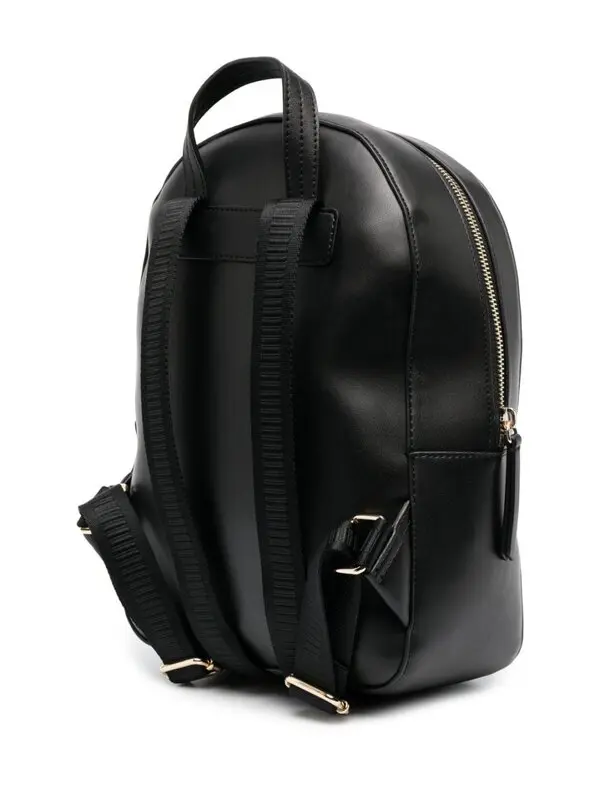 Tommy Hilfiger Logo-plaque Backpack - Black