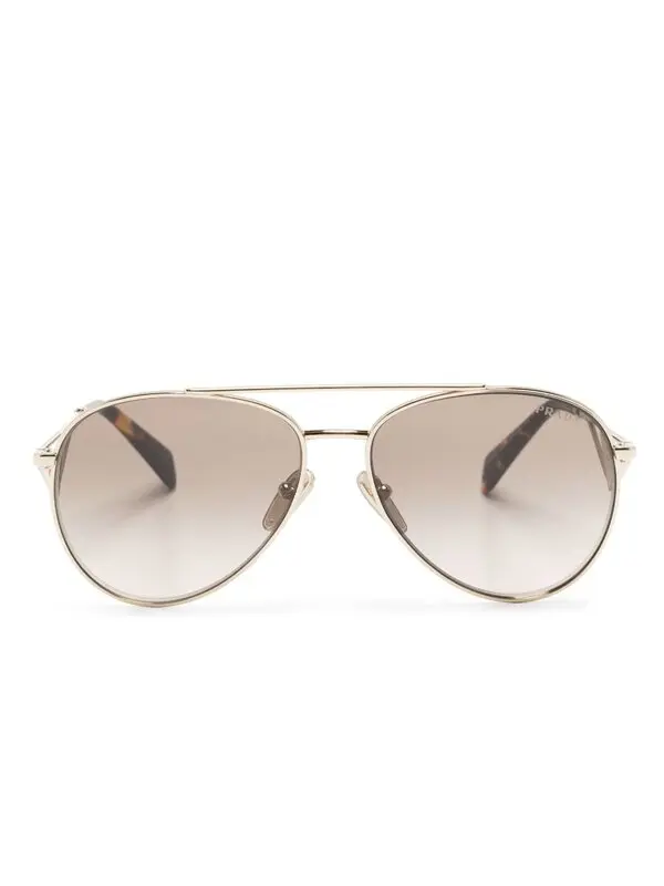 Prada Pilot-frame Sunglasses - Gold