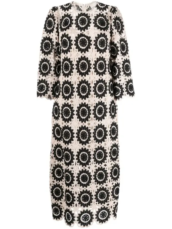 Zimmermann Ginger Crochet Midi Dress