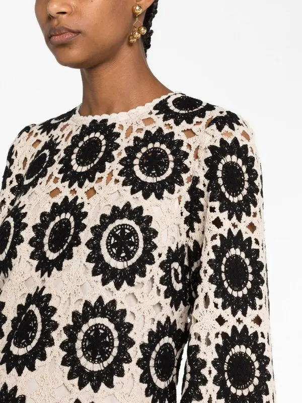 Zimmermann Ginger Crochet Midi Dress