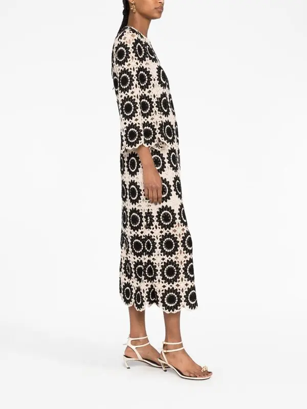 zimmermann ginger crochet dress Ginger Lace Midi Dress By Zimmermann