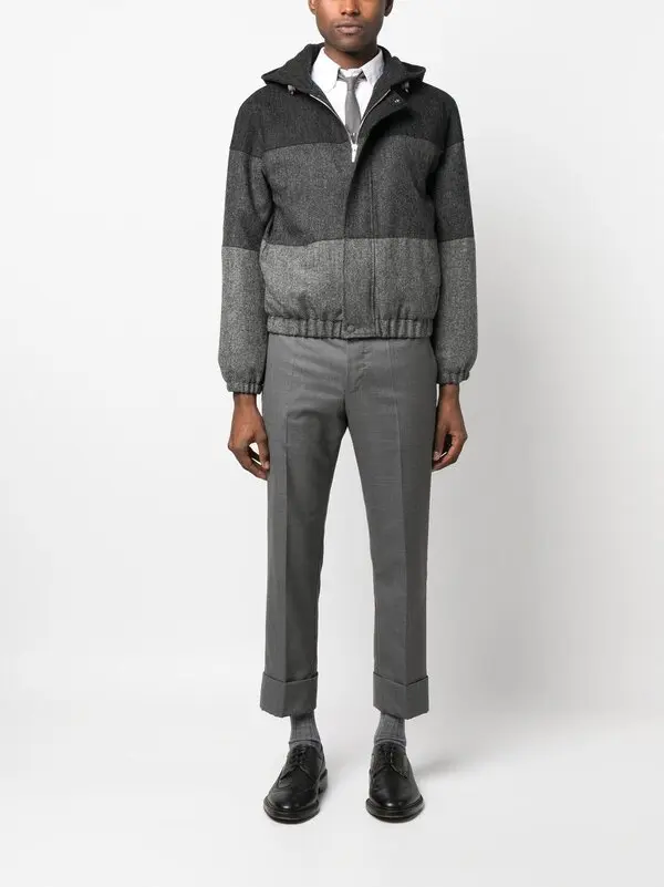 Thom Browne Padded Colour-block Panel Jacket