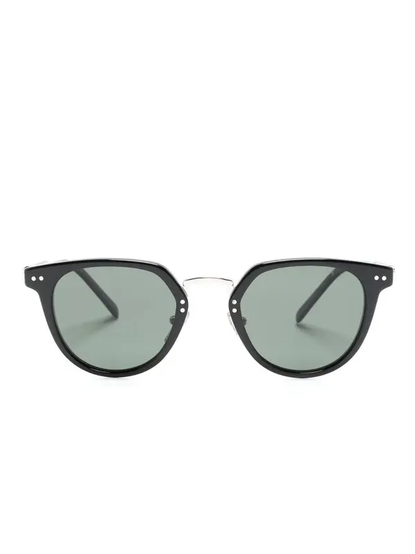 Prada Round-frame Tinted Sunglasses - Black