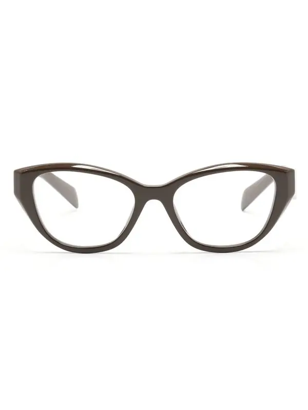 Prada Cat-eye Frame Glasses - Brown