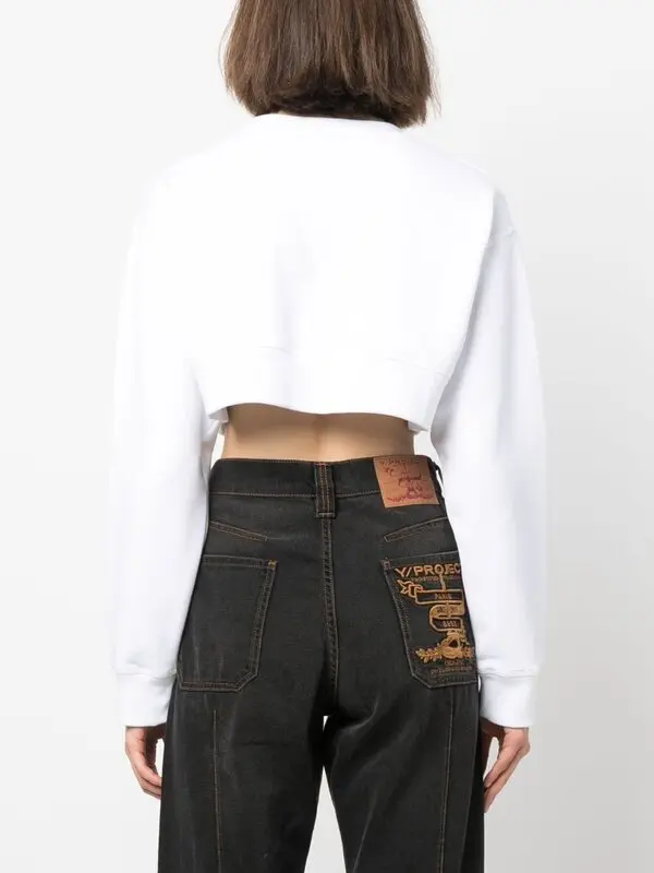 Dsquared2 Logo-print Cropped Sweartshirt