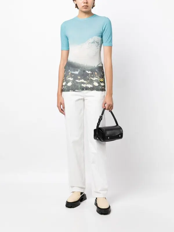 JIL SANDER Graphic-print Cotton T-shirt
