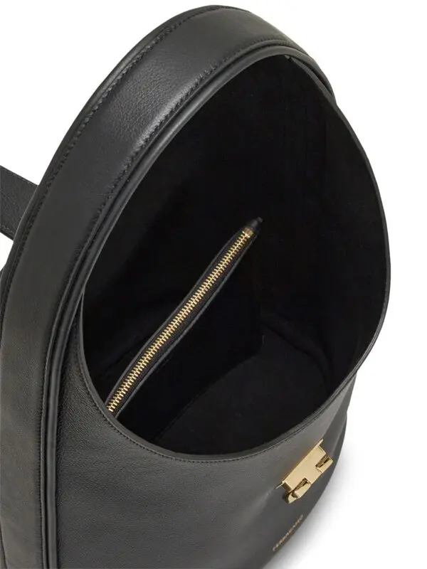 FERRAGAMO Medium Gancini-buckle Leather Hobo Bag