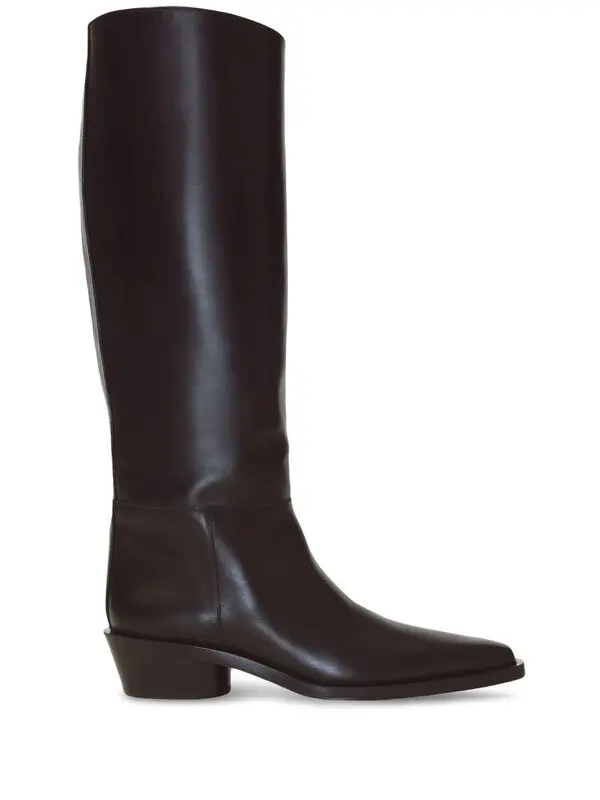 Proenza Schouler Bronco Leather Tall Boots