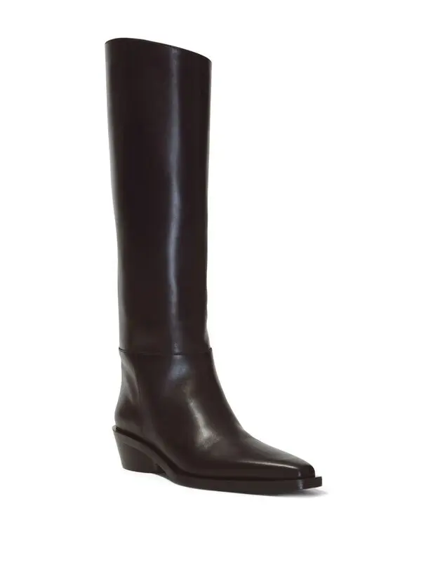 Proenza Schouler Bronco Leather Tall Boots
